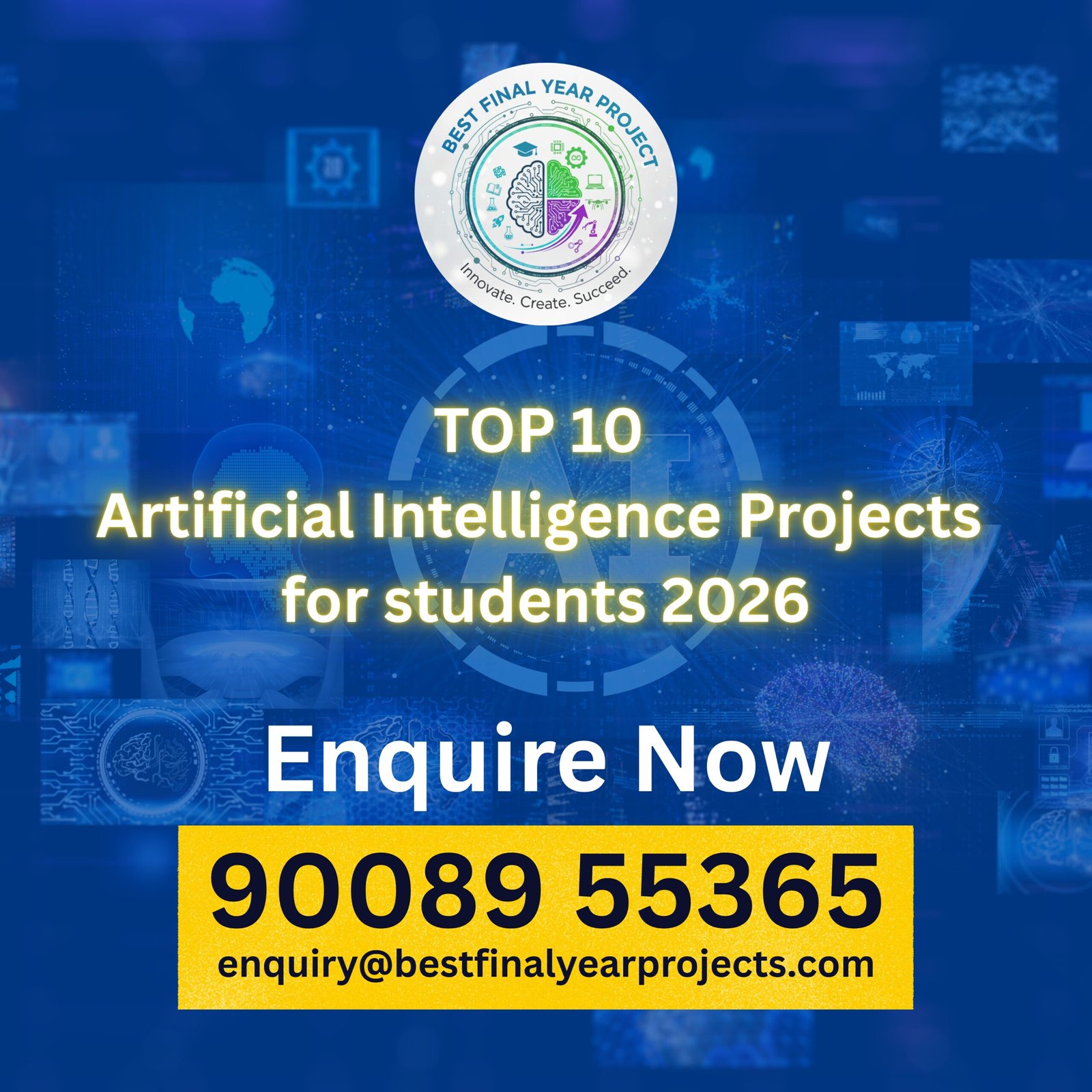 Artificial Intelligence Projects - BEST FINAL YEAR PROJECTS ideas